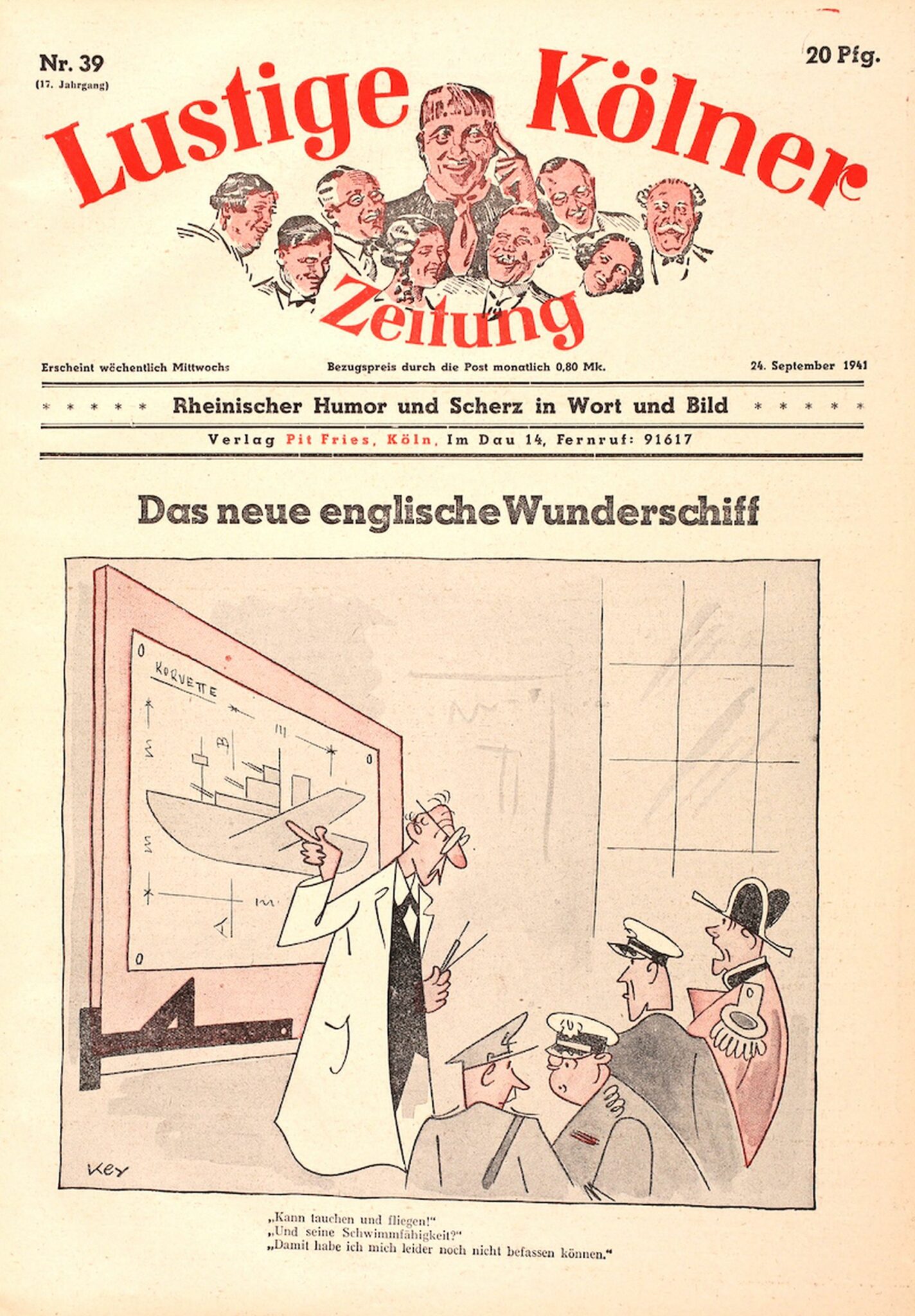 alte Zeitung aus Köln bestellen | Historische-Magazine.de
