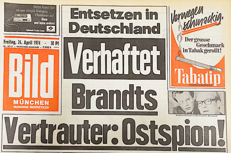 BILD ZEITUNG 1974 Archiv | Historische-Magazine.de