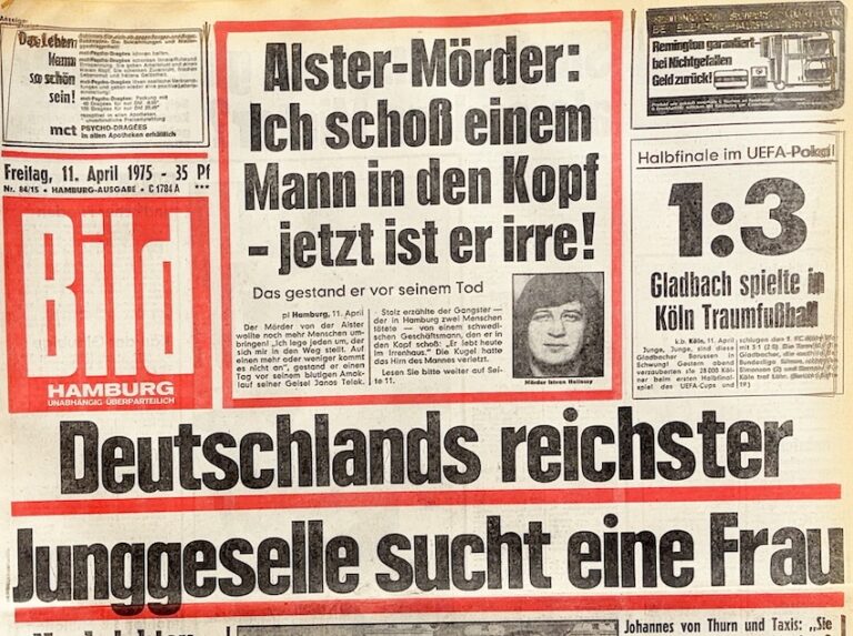 Bild Zeitung 1975 Archiv | Historische-Magazine.de