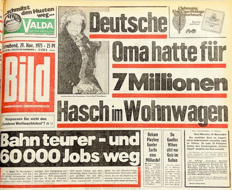 Bild Zeitung 1975 Archiv | Historische-Magazine.de