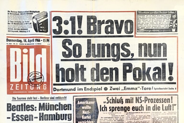 BILD ZEITUNG 1966 ARCHIV – Ihre Originalausgabe! | Historische-Magazine.de